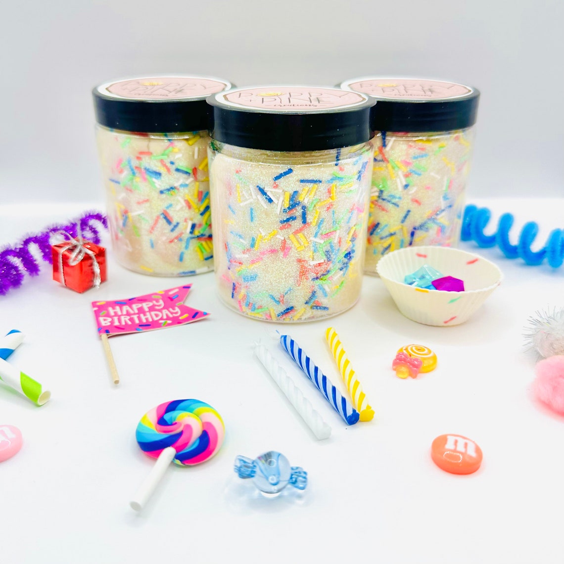 Birthday Playdough Jars, Playdough Kit, Mini Playdough Kit, Party ...