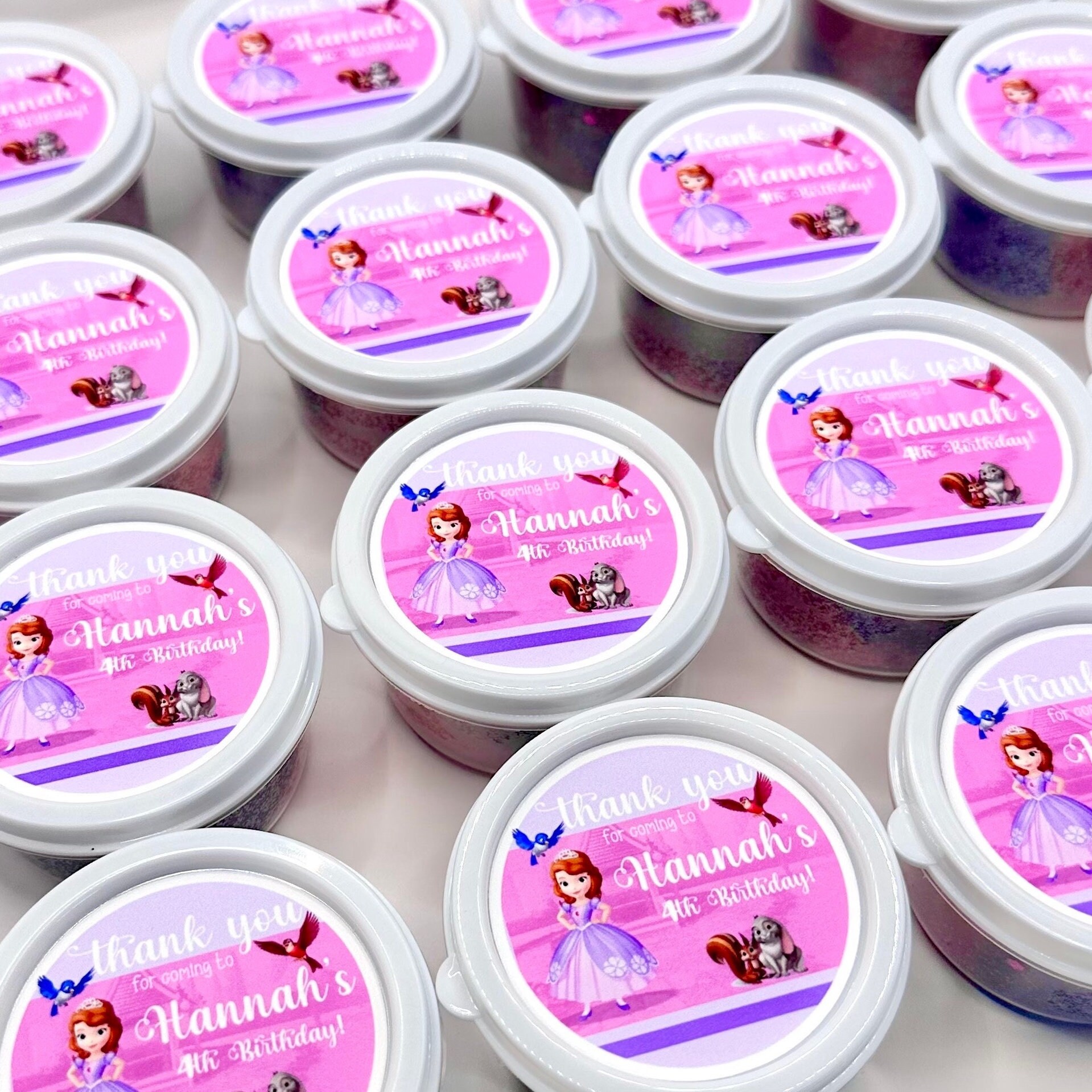 Custom Party Favor Stickers, Custom Playdough Jar Labels, Custom Labels ...