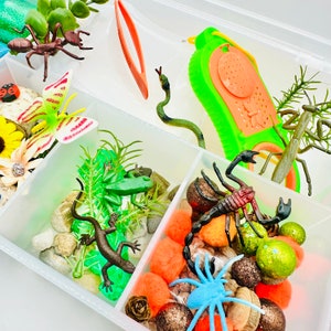 Nature Lovers Playdough Kit, Bug Playdough Kit, Nature Playdough Kit, Sensory Kit, Sensory Bin ...