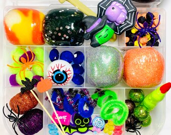 Halloween Playdough Sensory Kit - Etsy