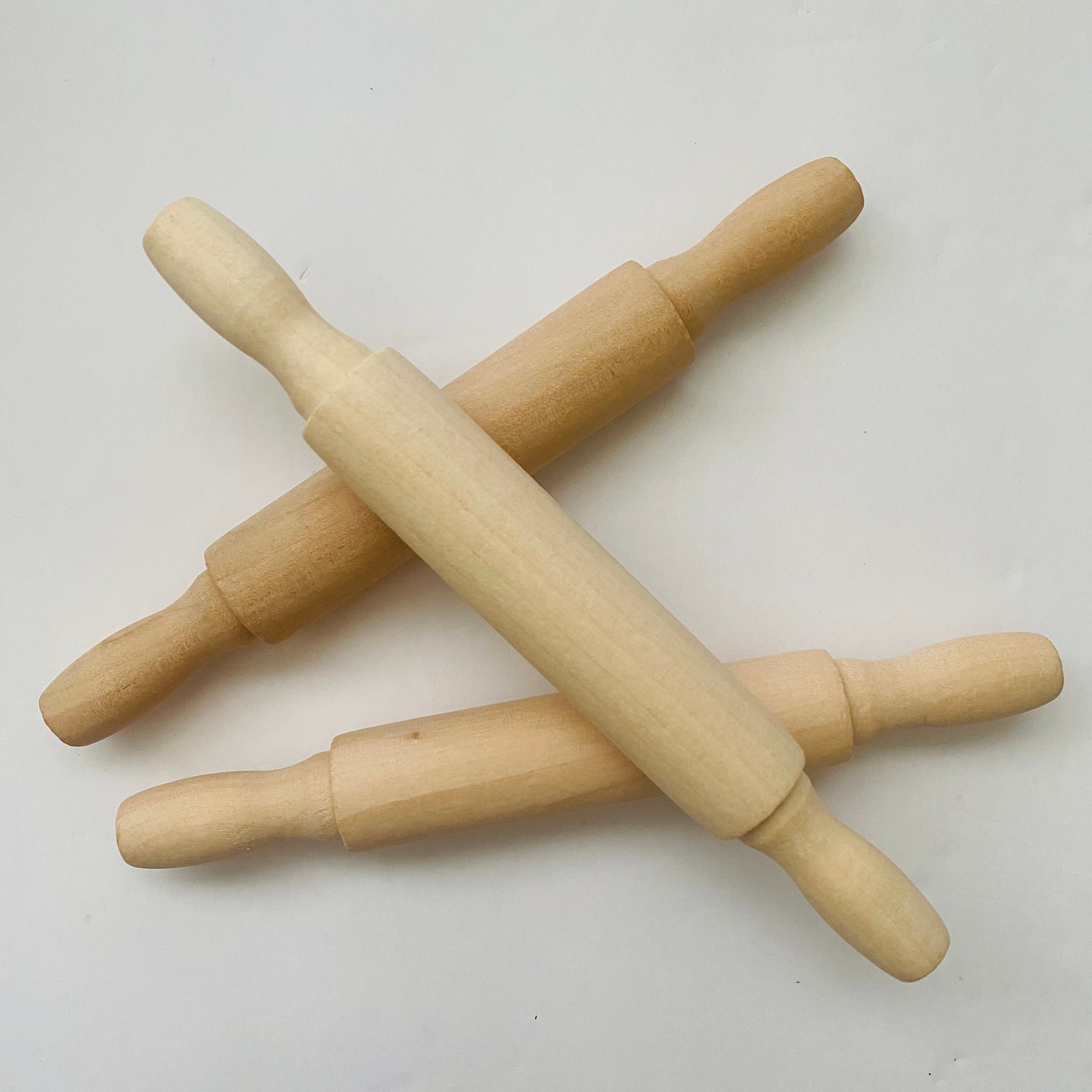 Mini Wooden Rolling Pin, Mini Rolling Pin, Wood Rolling Pin, Sensory ...