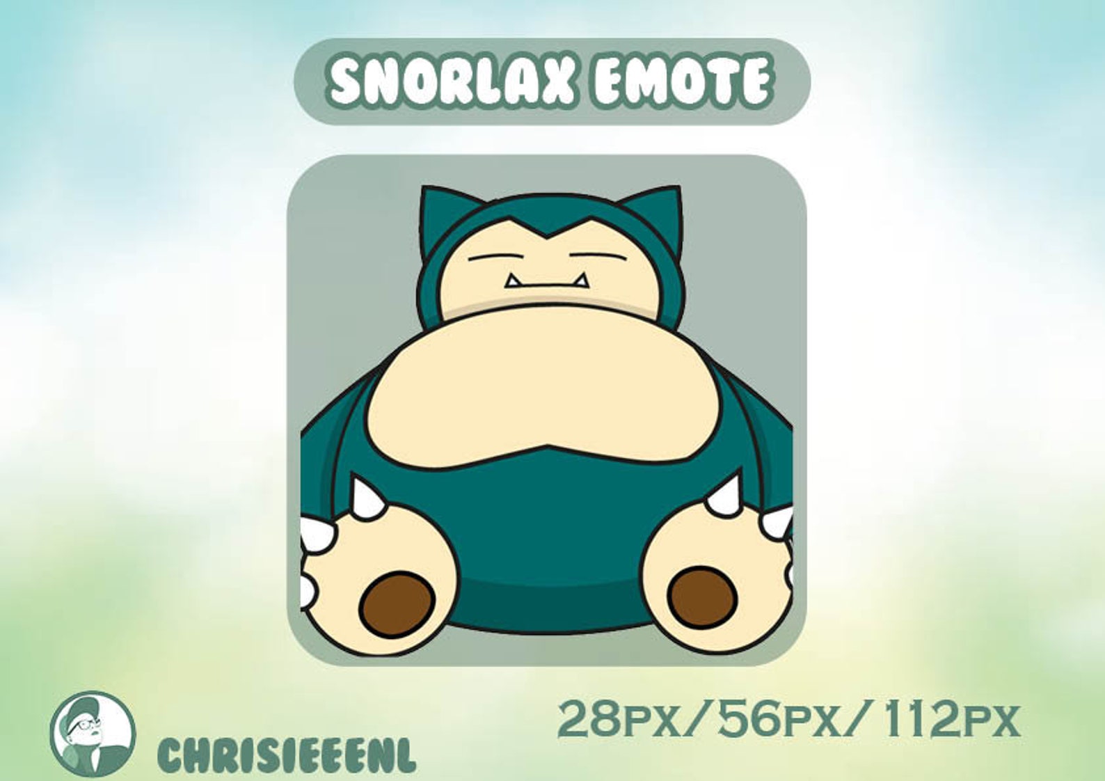 Snorlax ~ Emote ~ Instant Download! - Etsy