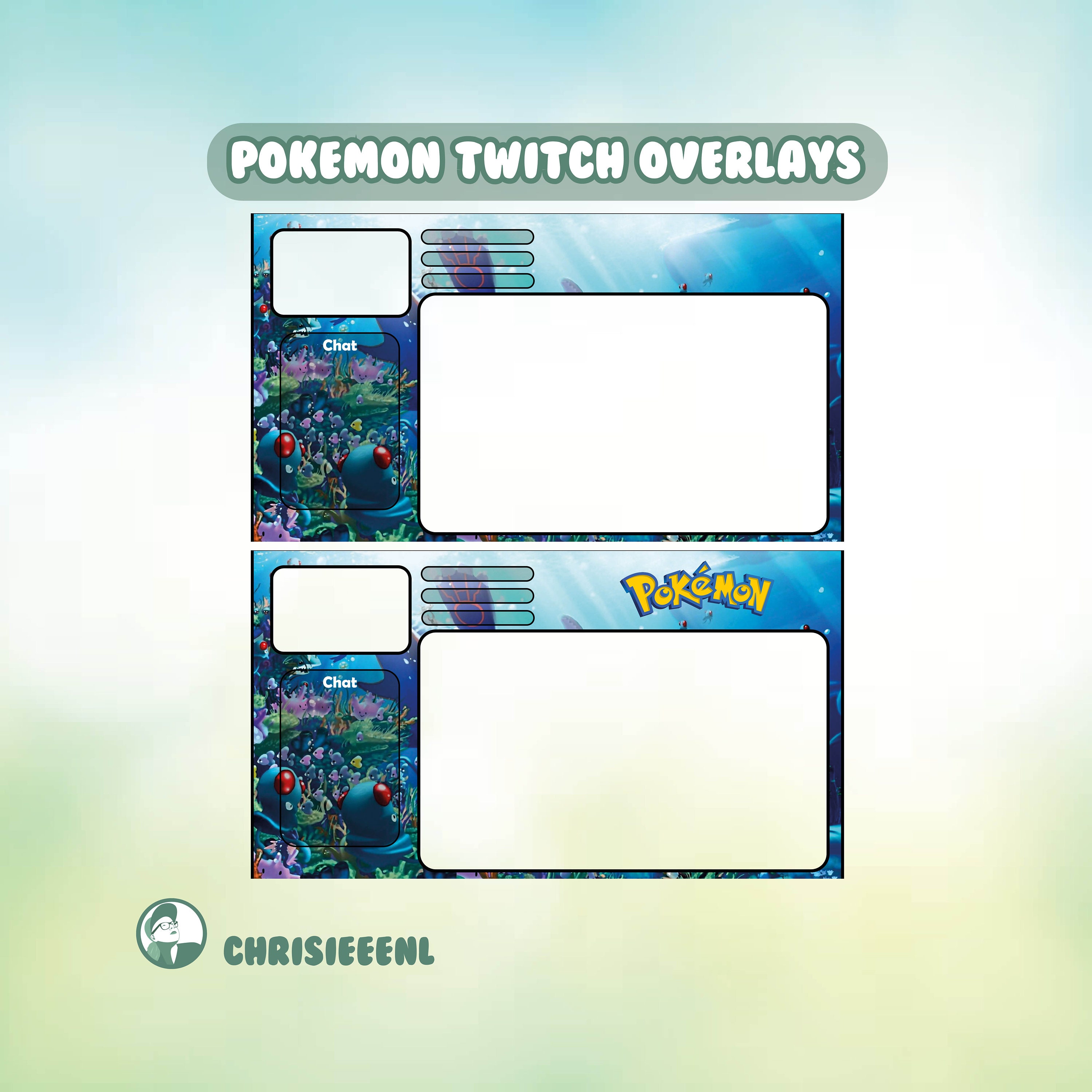 Pokemon ~ Stream Overlays ~ Instant Download - Etsy