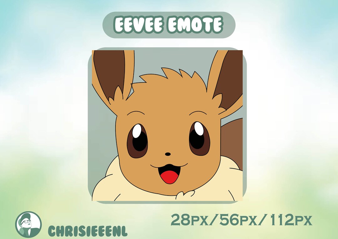 Eevee ~ Emote ~ Instant Download! - Etsy