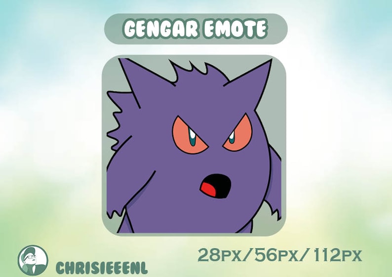 Gengar ~ Emote ~ Instant Download! - Etsy