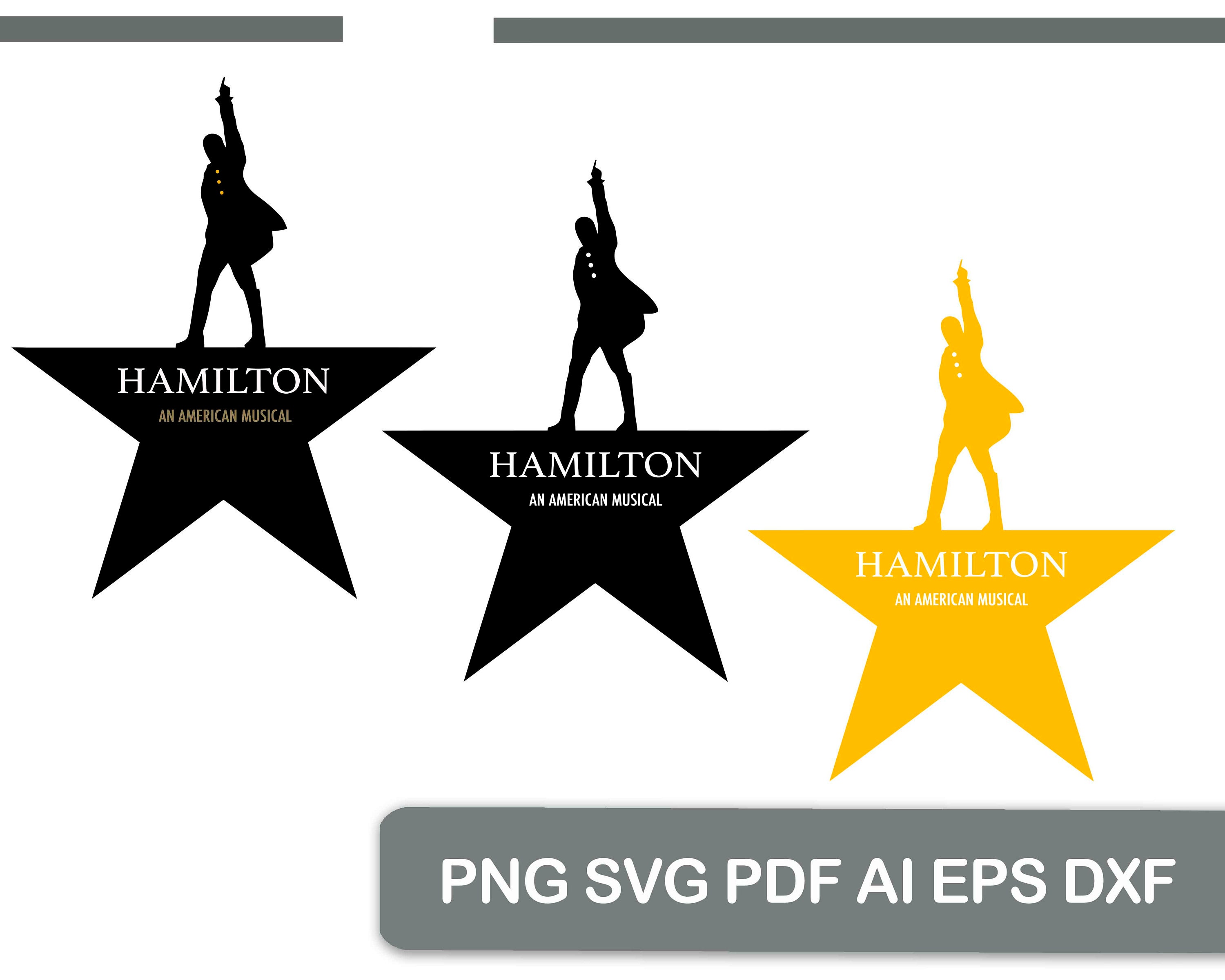 3 Hamilton Musical Broadway Vector Png Pdf Ai Eps Dxf Svg - Etsy