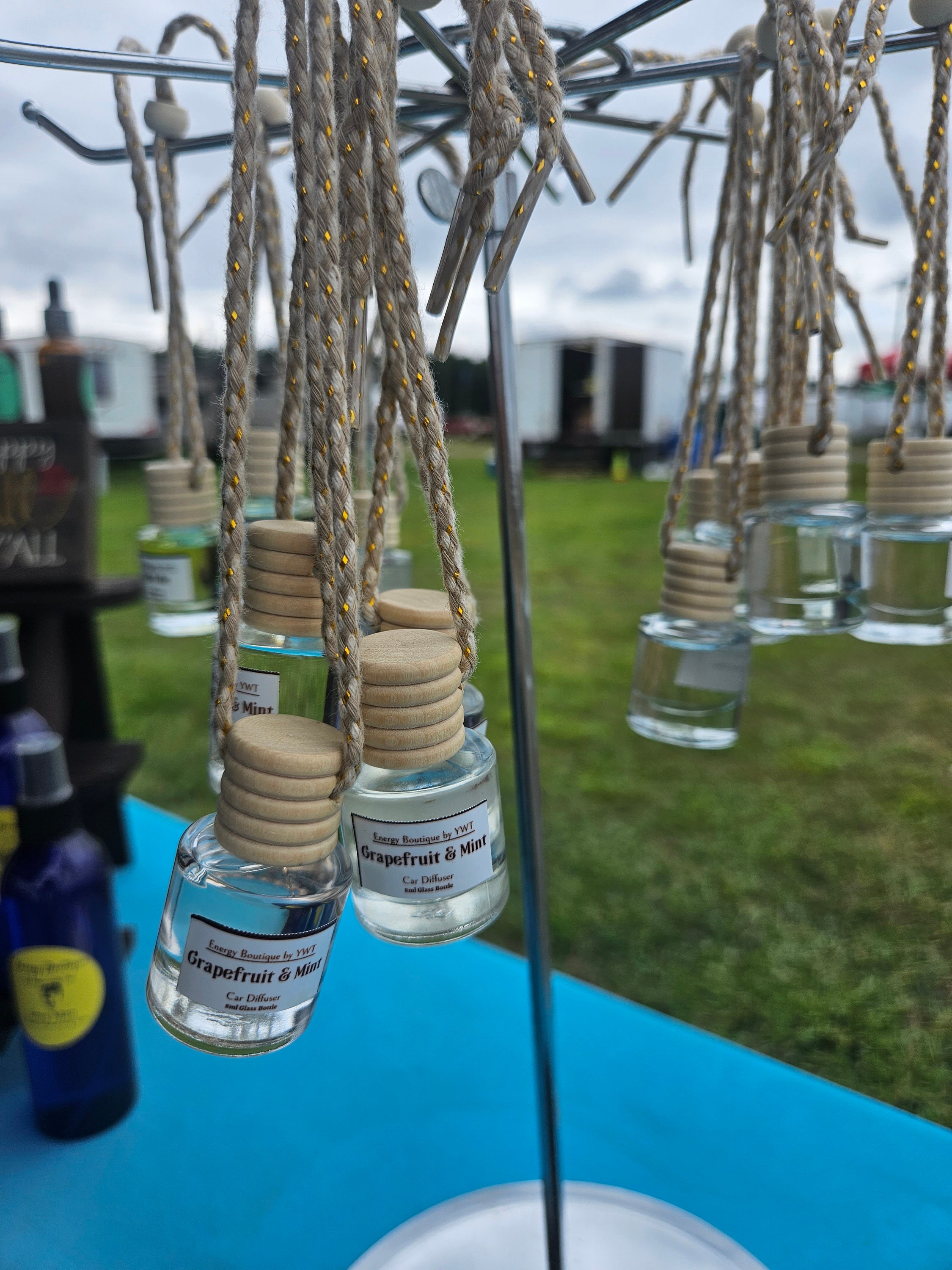 Hanging Car Diffuser | Fragrance Oil Air Freshener | Scented Car Décor ...