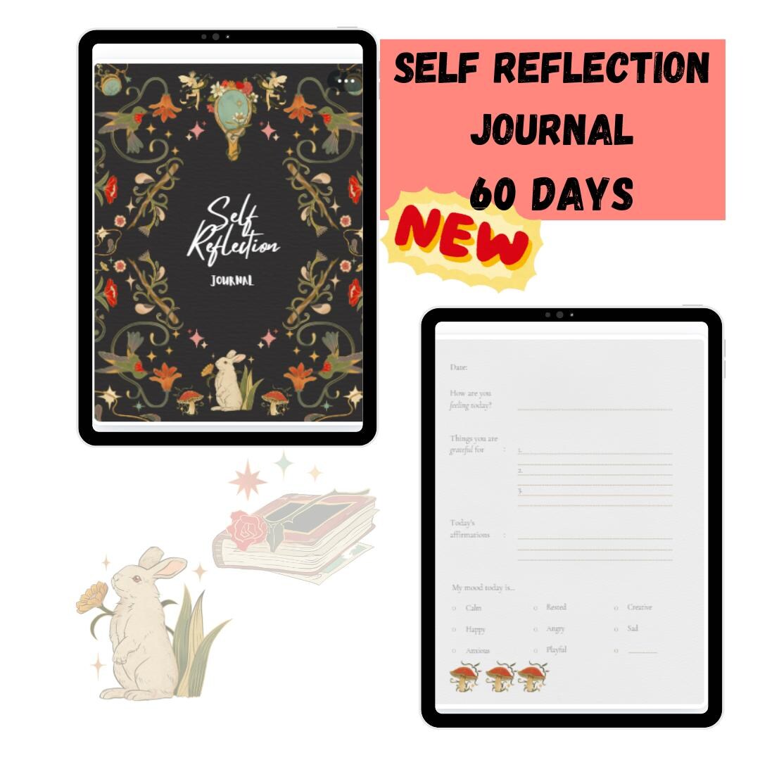 Self Reflection (DIGITAL) Journal - Etsy