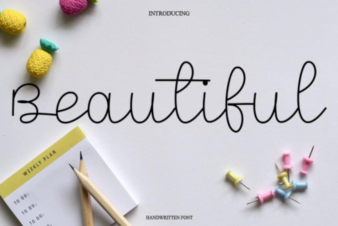 Beautiful Handwritten Font, Handwriting Fonts, Handwritten Fonts ...