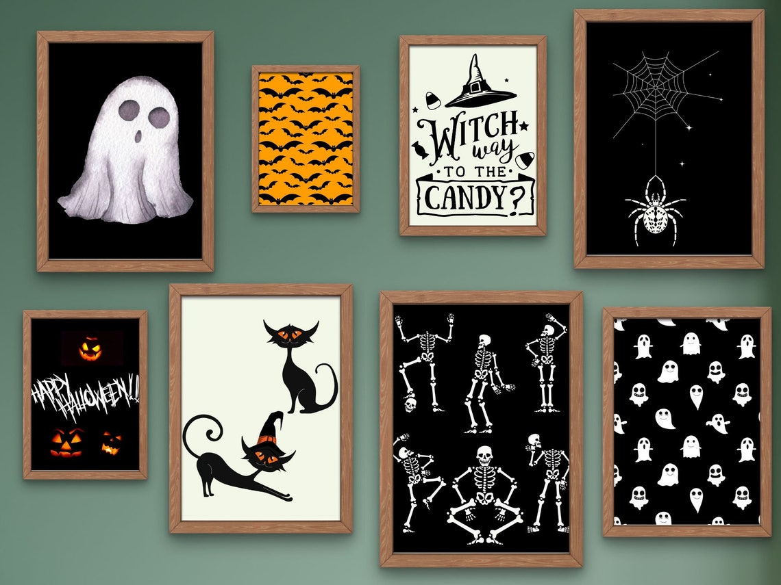 Halloween Mega Bundle Set 30 Printables Halloween Wall Art - Etsy