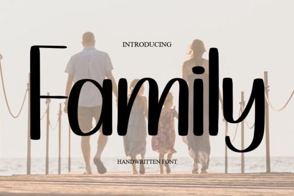 Family Font, Handwriting Fonts, Handwritten Fonts, Cricut Fonts ...