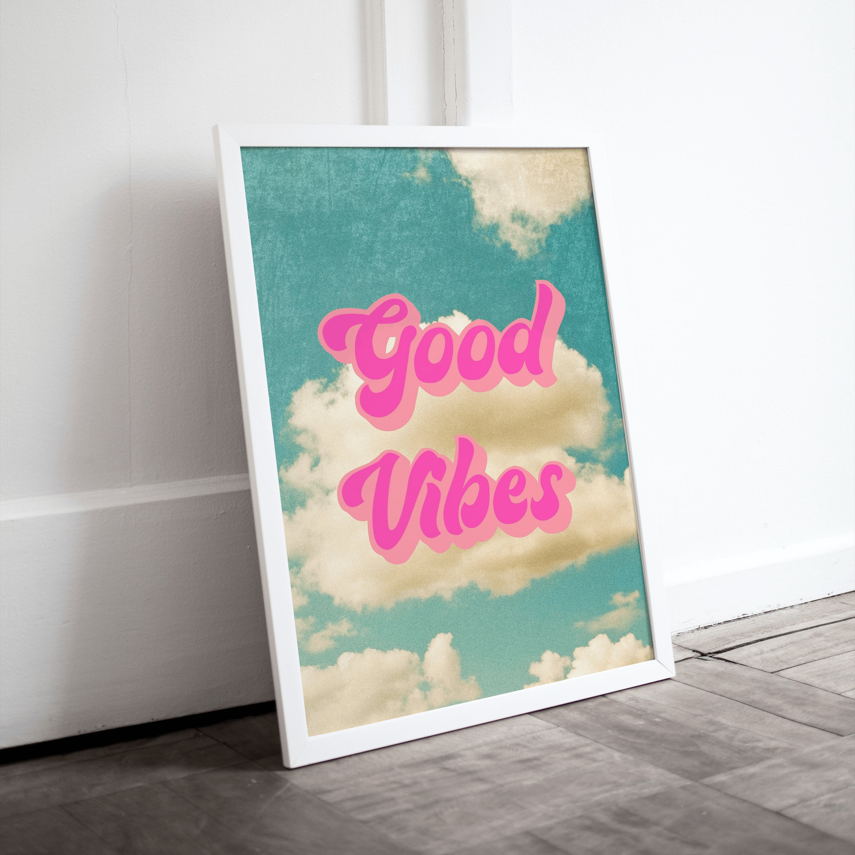 Good Vibes Poster Good Vibes Print Art Hippie Room Decor - Etsy
