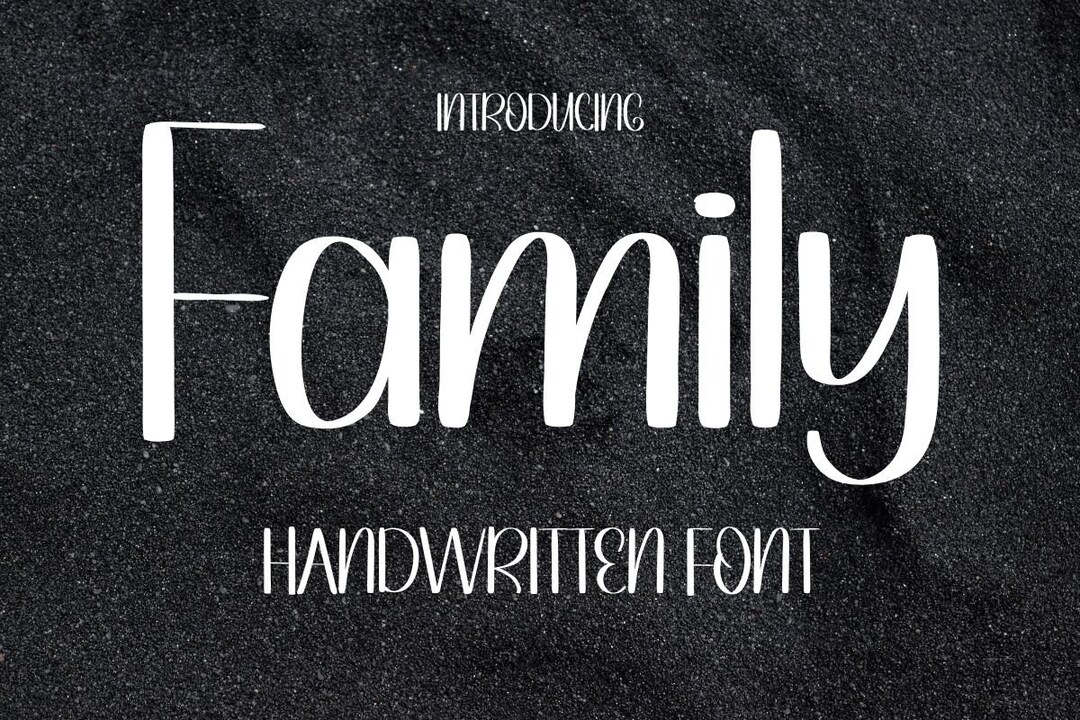 Family Font, Handwriting Fonts, Handwritten Fonts, Cricut Fonts ...