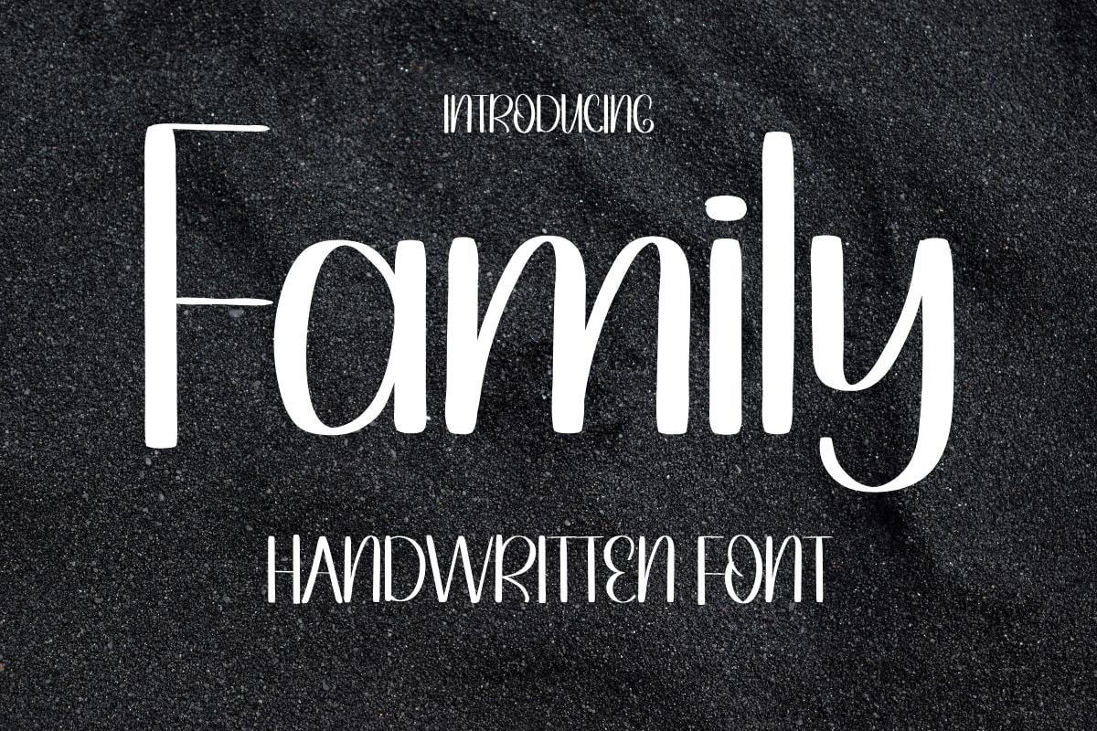 Family Font, Handwriting Fonts, Handwritten Fonts, Cricut Fonts ...