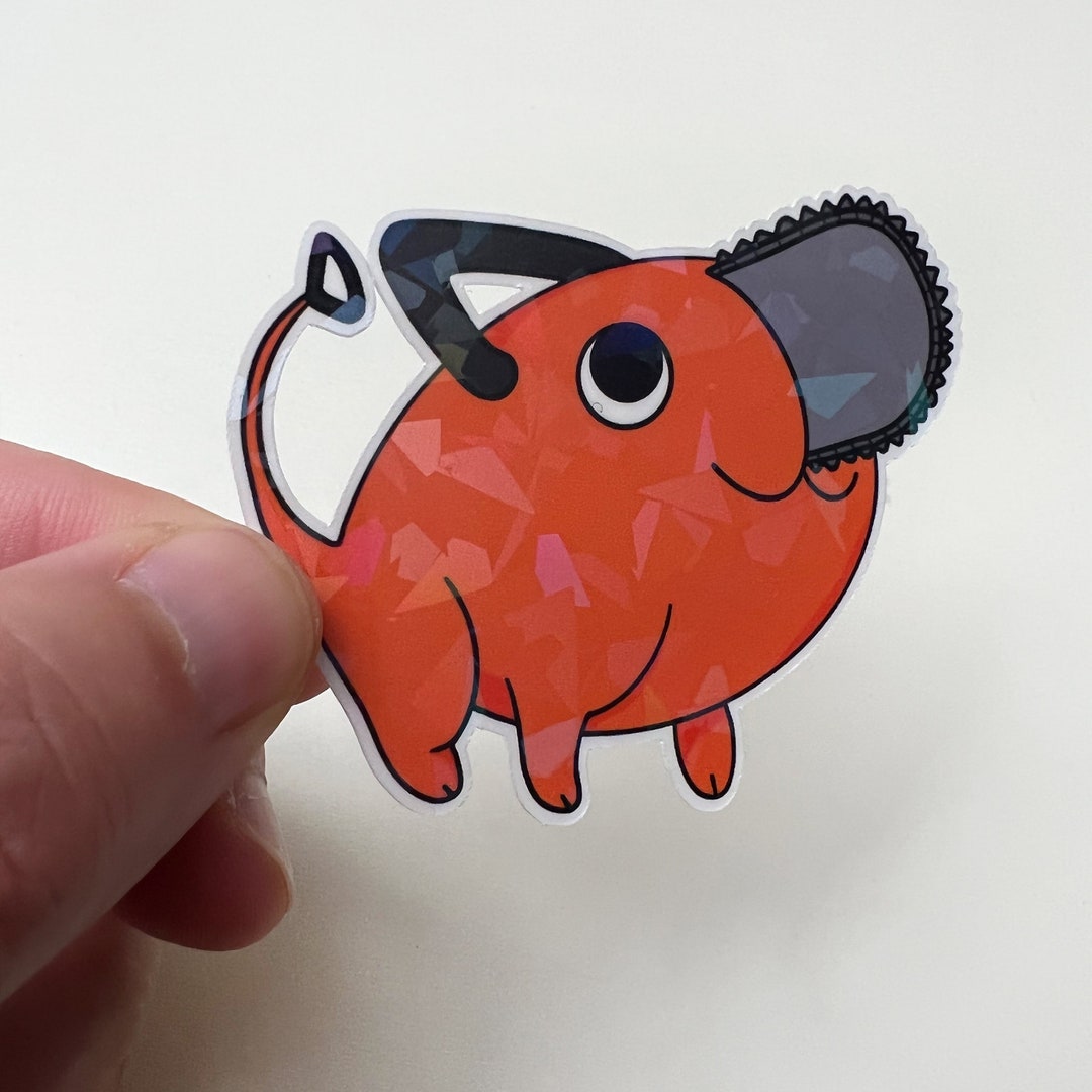 2 Pack Holographic Anime Dog Stickers Anime Stickers Laptop Sticker ...