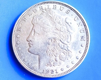 Morgan Silver Dollar 1921 No Mint Mark - Etsy