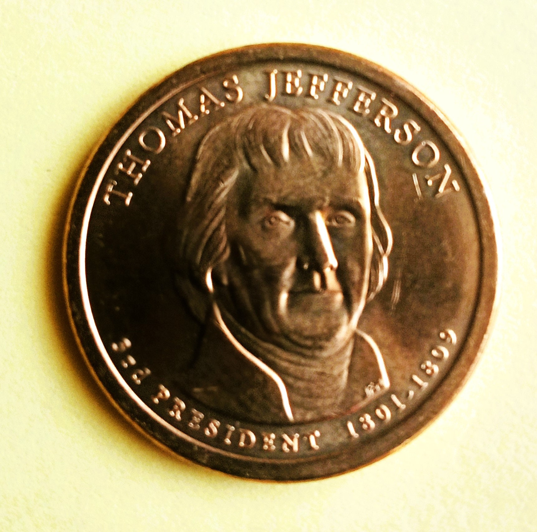 Thomas Jefferson Dollar Coin