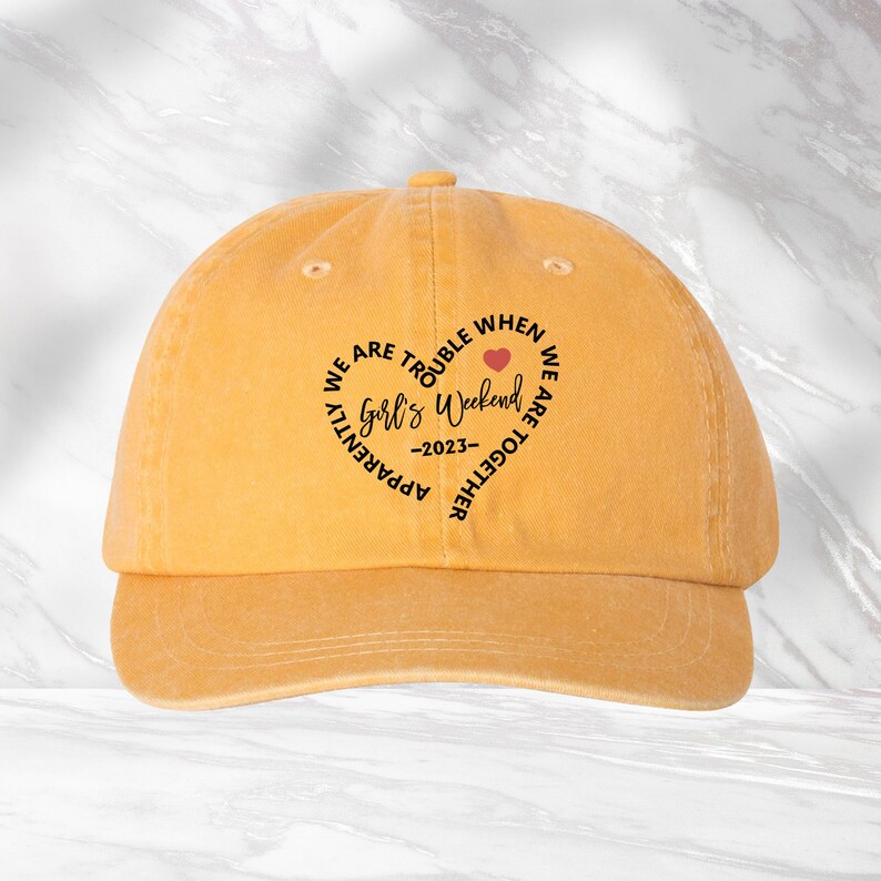 Girls Trip 2023 Hat Girls Weekend Hat Apparently We're - Etsy