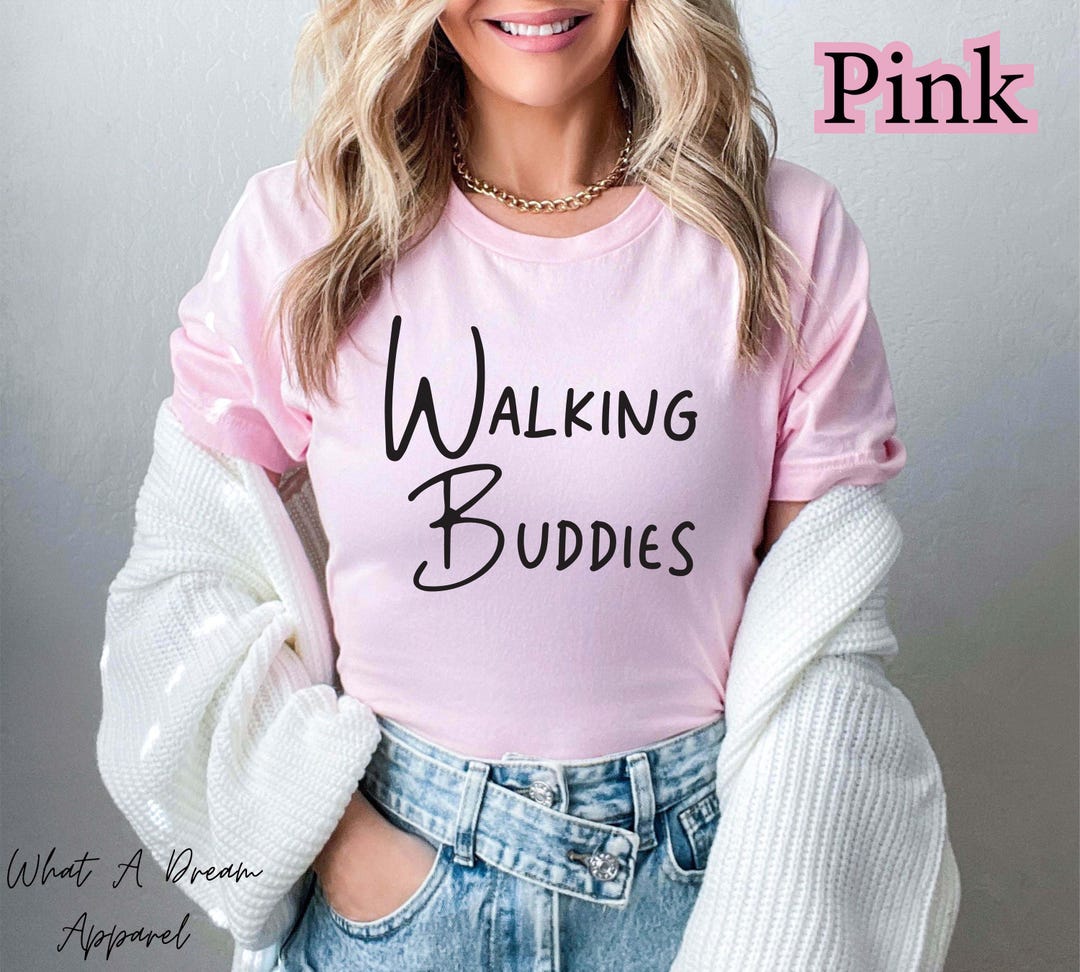 Walking Buddies Shirt, Walking Team T-shirt, Funny Workout Tee, Hiking ...