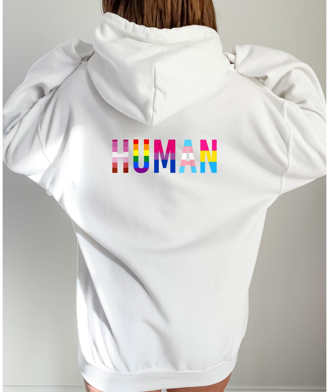 Human Hoodie, Rainbow Hoodie, LGBTQ Hoodie, Equality Hoodie, Pride ...