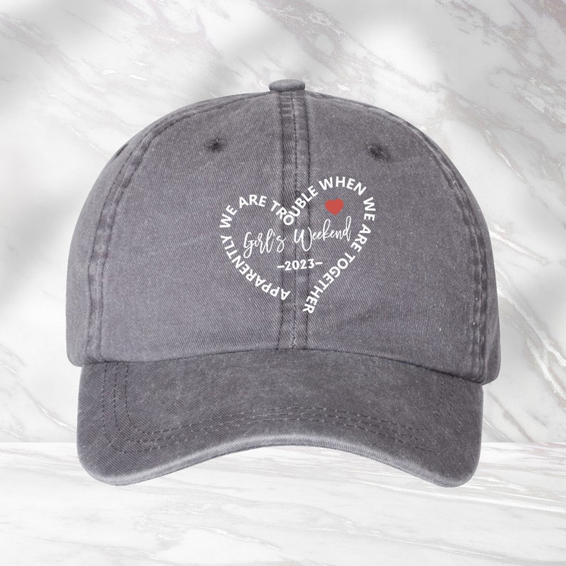Girls Trip 2023 Hat Girls Weekend Hat Apparently We're - Etsy