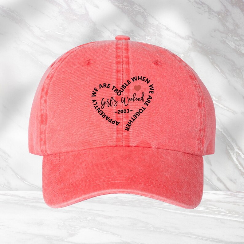 Girls Trip 2023 Hat Girls Weekend Hat Apparently We're - Etsy