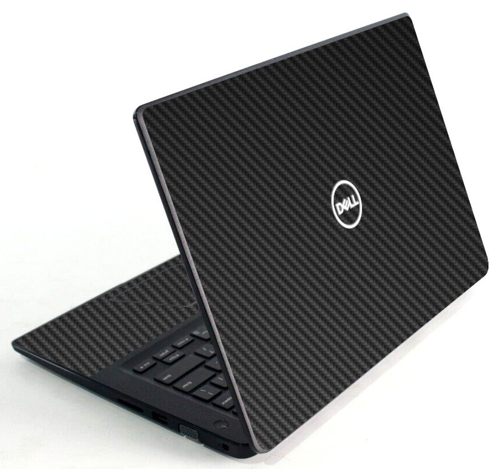 Lidstyles Carbon Fiber Laptop Skin Protector Decal Compatible With Dell ...