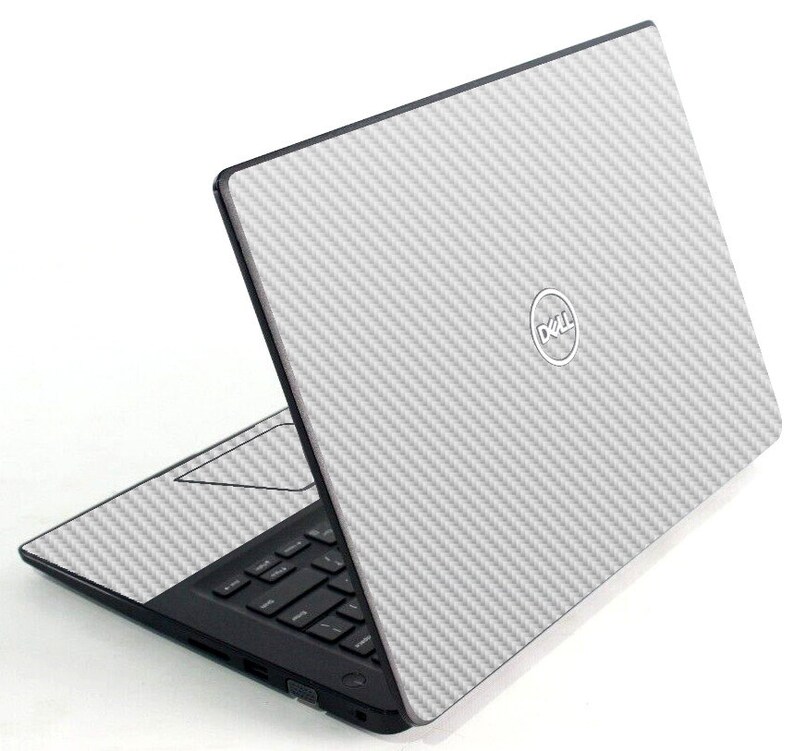 Lidstyles Carbon Fiber Laptop Skin Protector Decal Compatible With Dell ...