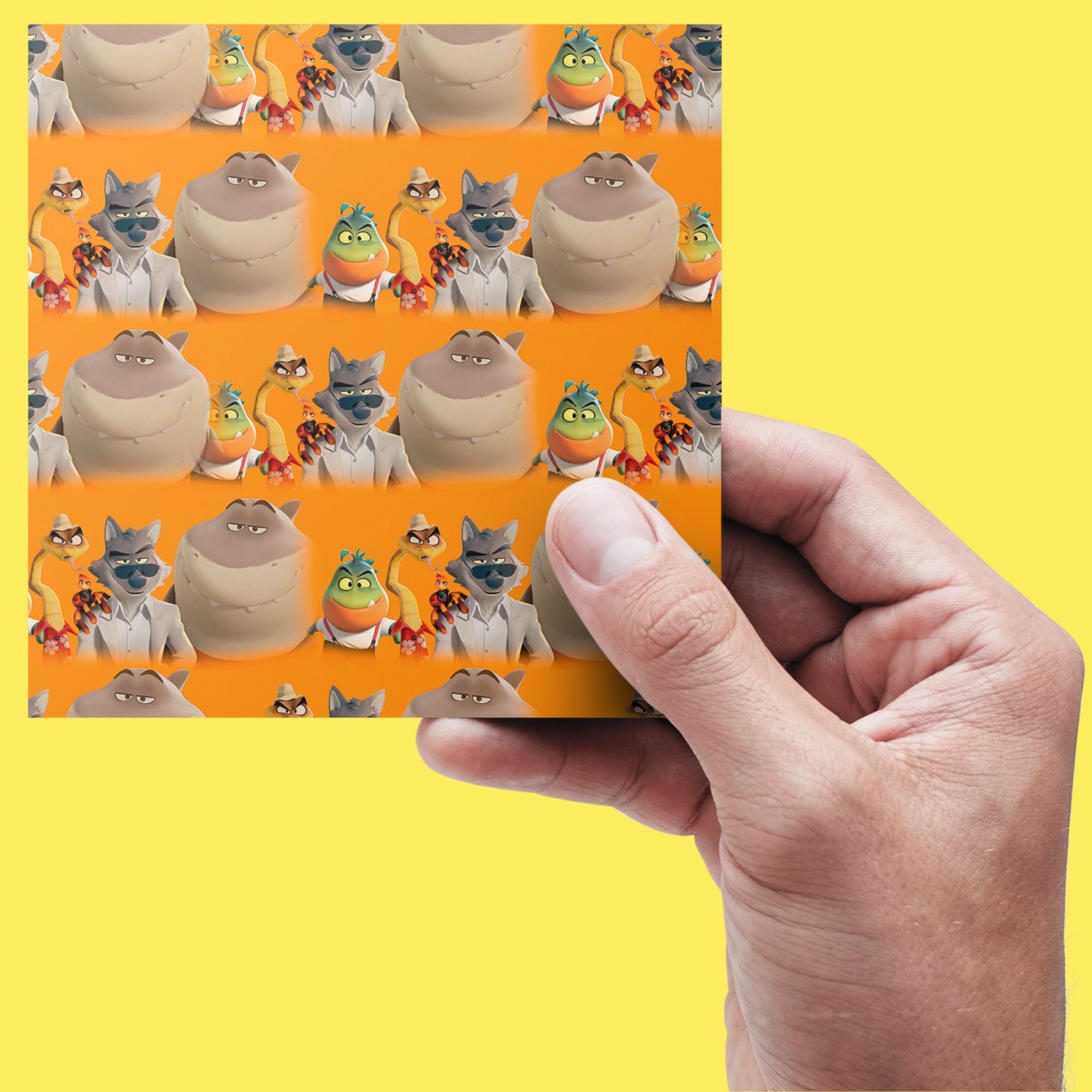 Bad Guys Seamless Digital Paper 12x12 JPEG for Birthday Invitations ...