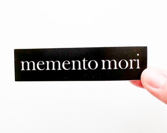 Memento Mori Catholic Sticker, Vinyl, Waterproof, Catholic Stickers ...