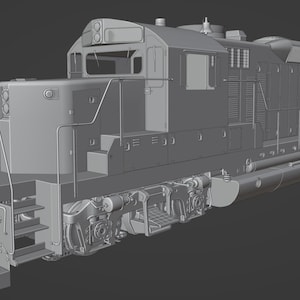 EMD GP20 Diesel Train Locomotive | Print Ready | High Detail - Etsy