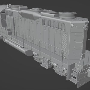 EMD GP20 Diesel Train Locomotive | Print Ready | High Detail - Etsy