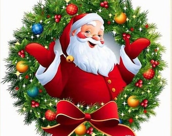 Diamond Painting Full Drill Santa - Etsy