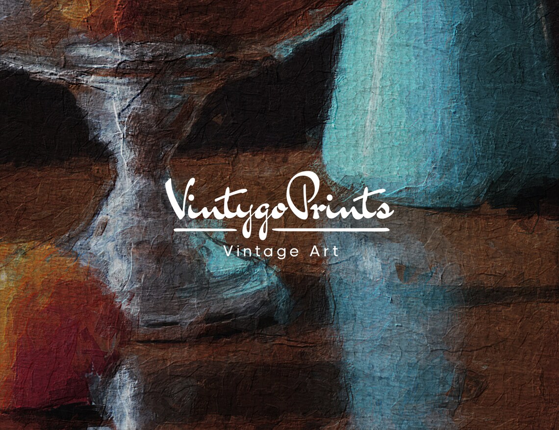 Vintage Still Life Gallery Set Oil Painting Antique Clouds - Etsy