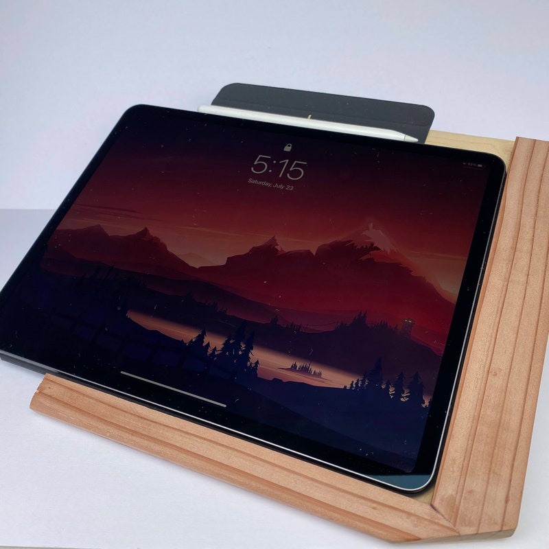 Wooden iPad Stand - Etsy