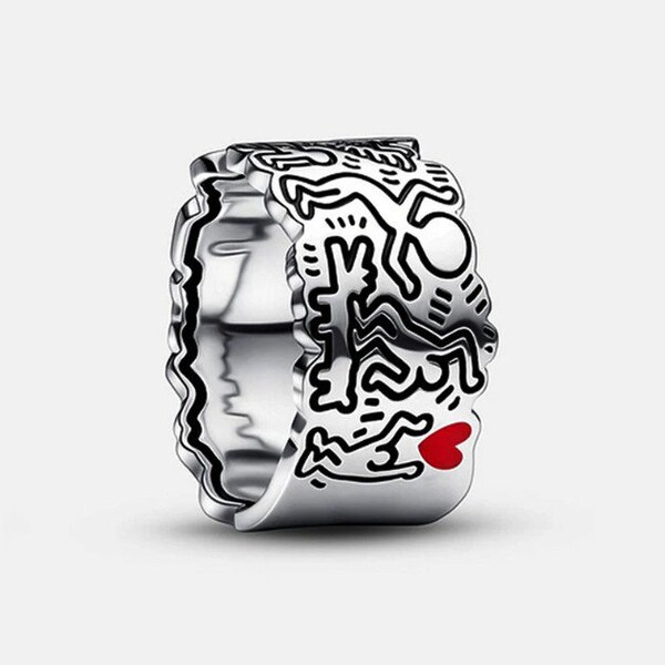 Pandora Ring Keith Haring - Etsy