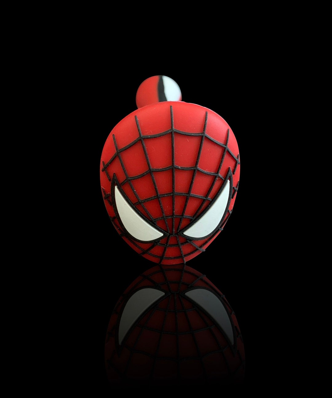 4.5 Inch Superhero Smoking Pipe Silicone Pipe W/glass - Etsy