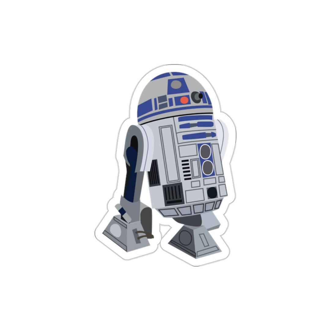 R2D2 Die-cut Stickers Star Wars Sticker Cute R2 Sticker for - Etsy