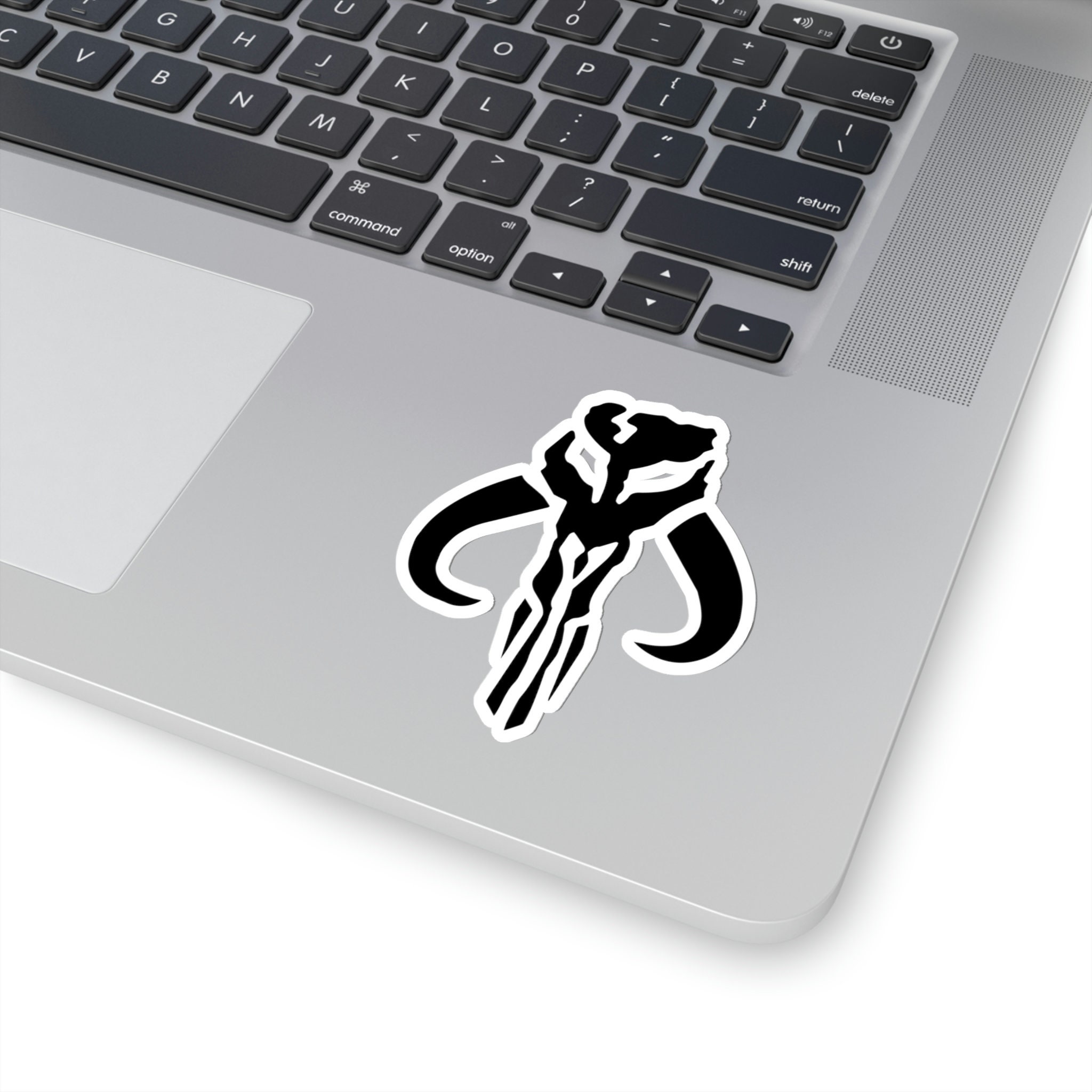 Mythosaur Mandalorian Sigil Kiss-cut Stickers, Mandalorian Symbol ...