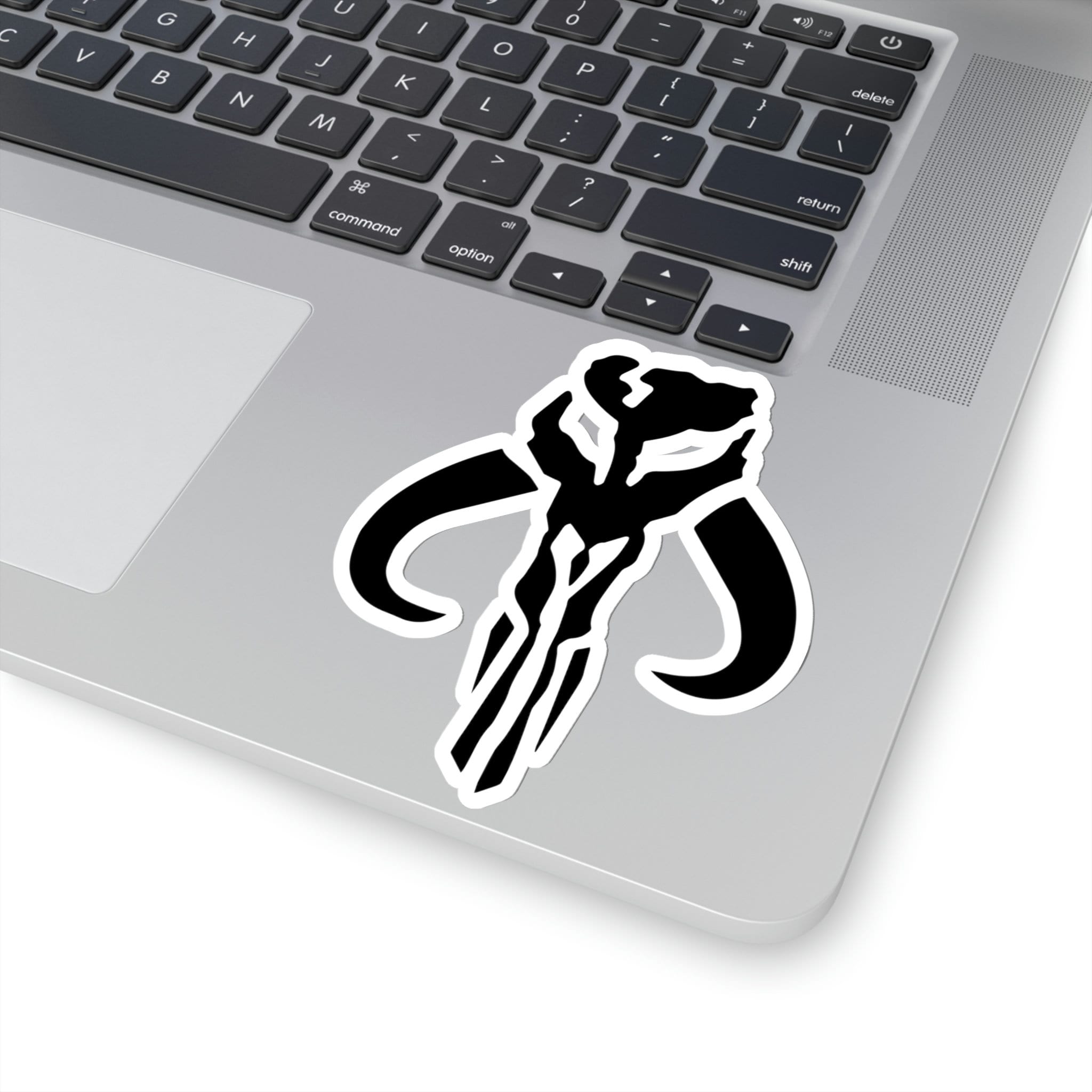 Mythosaur Mandalorian Sigil Kiss-cut Stickers, Mandalorian Symbol ...