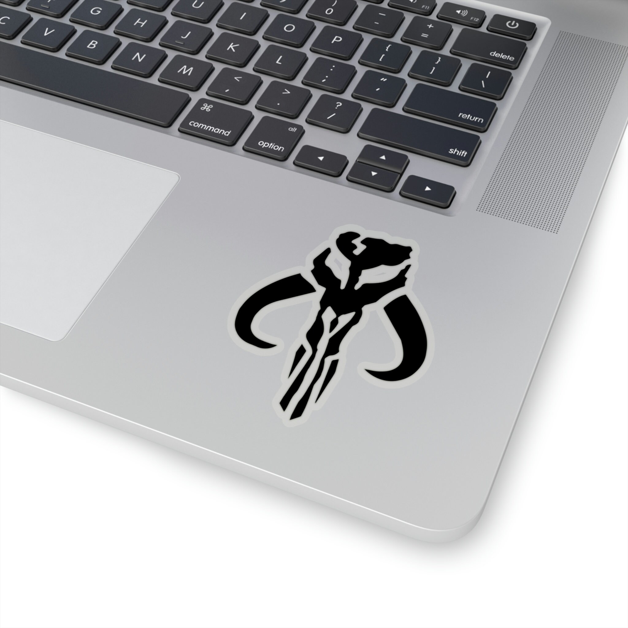 Mythosaur Mandalorian Sigil Kiss-cut Stickers, Mandalorian Symbol ...