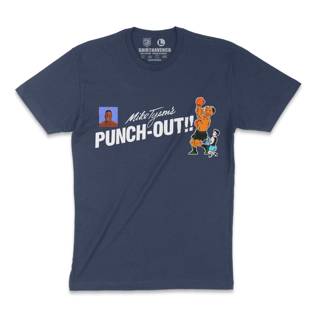 Mike Tyson Punch Out Tshirt | Classic Arcade Tshirt, Gamer Tshirt ...
