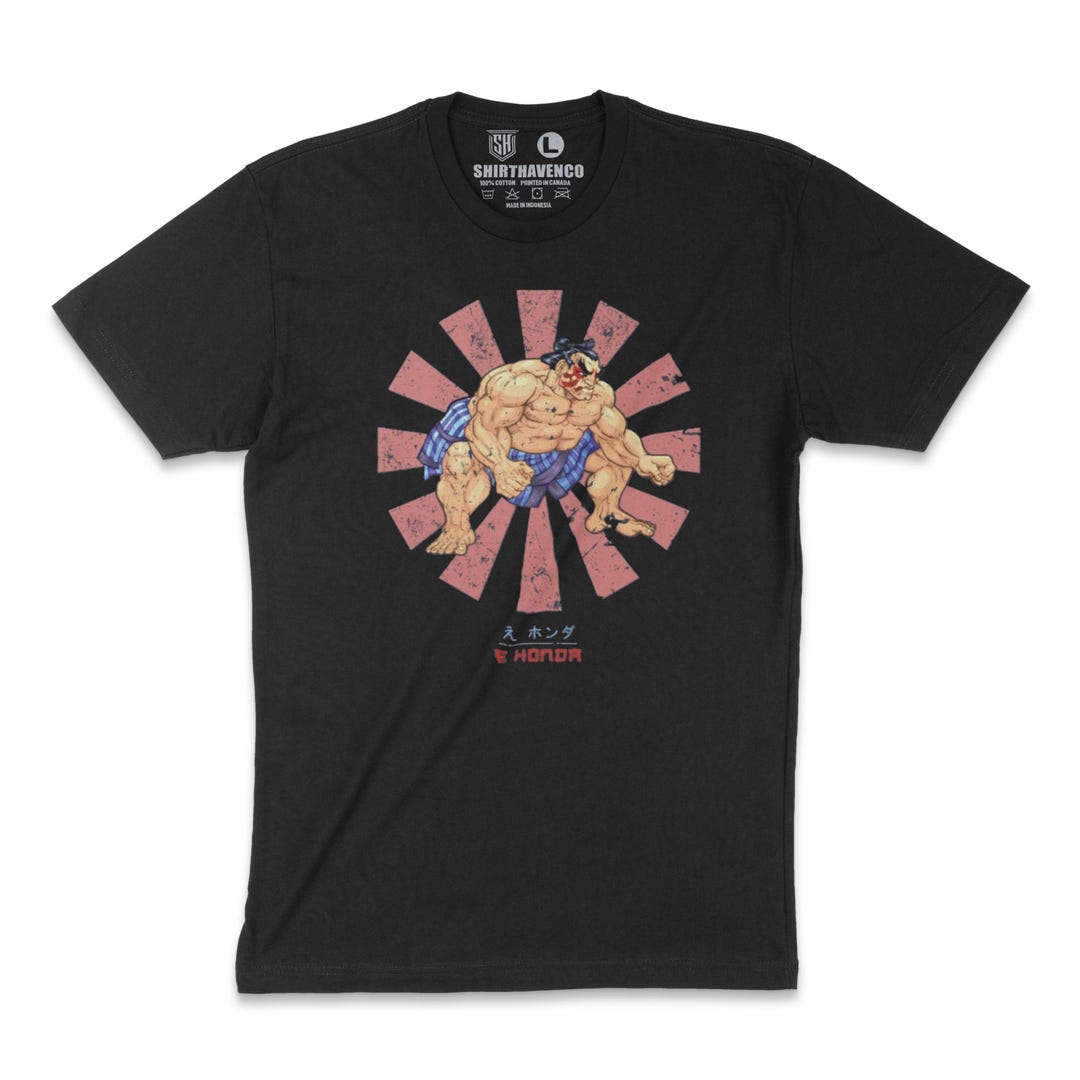Ehonda Tshirt Street Fighter Arcade Tee Cool Tshirt Gaming Tshirt ...