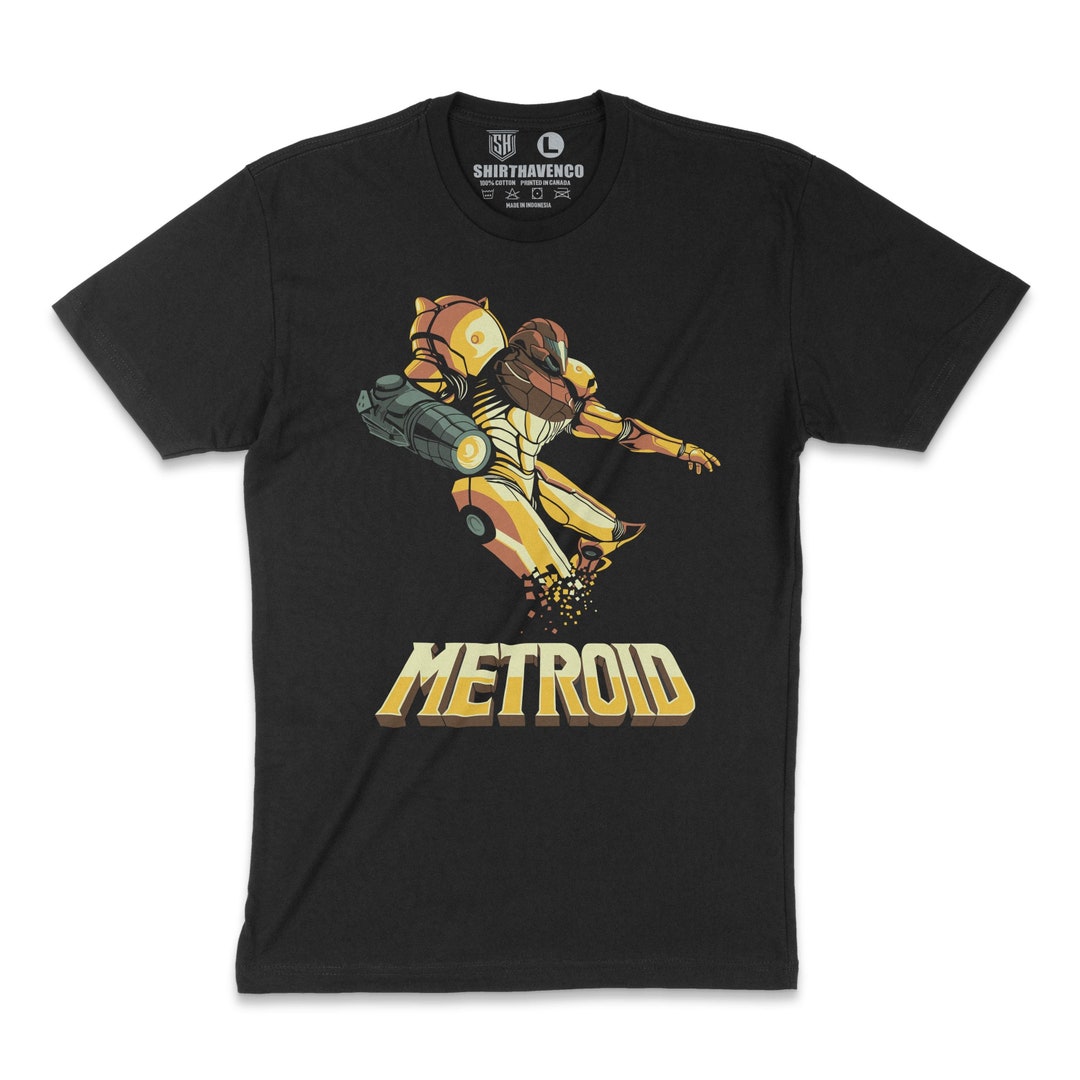 Metroid Mens Tshirt | Classic Arcade Tshirt, Gamer Tshirt, Retro Gaming ...
