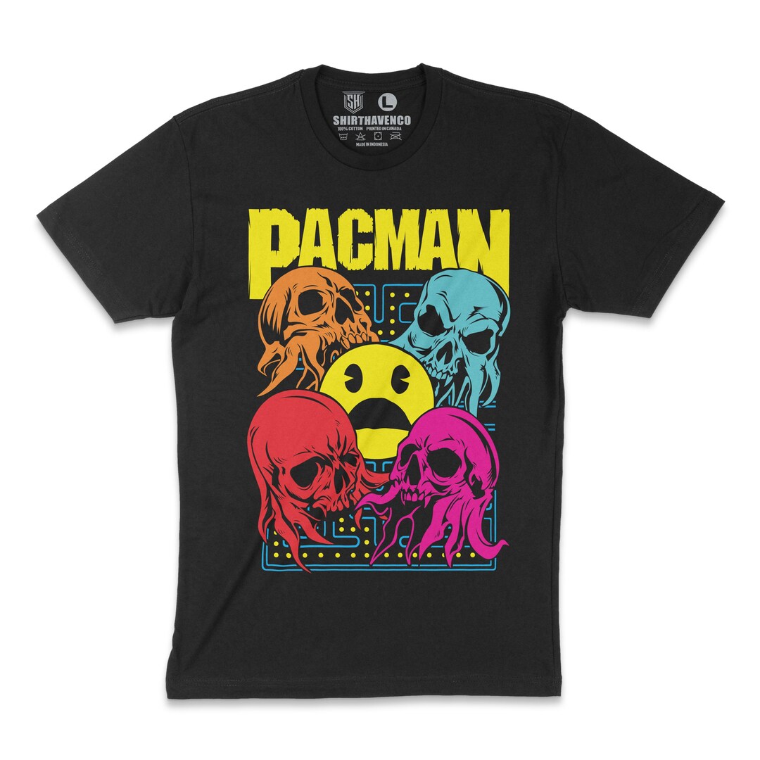 Pacman Mens Tshirt | Classic Arcade Tshirt, Gamer Tshirt, Retro Gaming ...