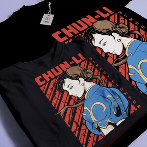 CHUN-LI Japan Mens Tshirt Street Fighter, Arcade Tee, Cool Tshirt ...
