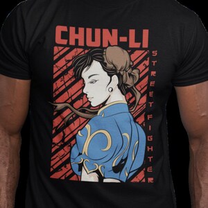 CHUN-LI Japan Mens Tshirt Street Fighter, Arcade Tee, Cool Tshirt ...