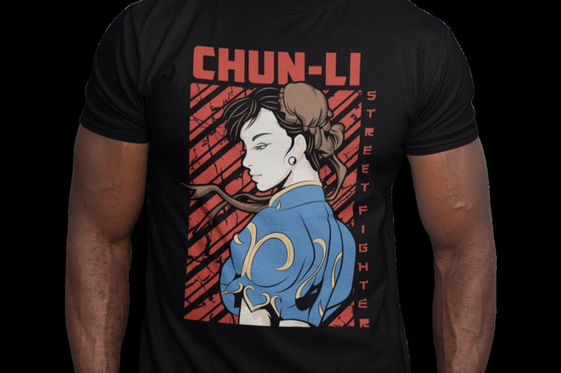 CHUN-LI Japan Mens Tshirt Street Fighter Arcade Tee Cool - Etsy