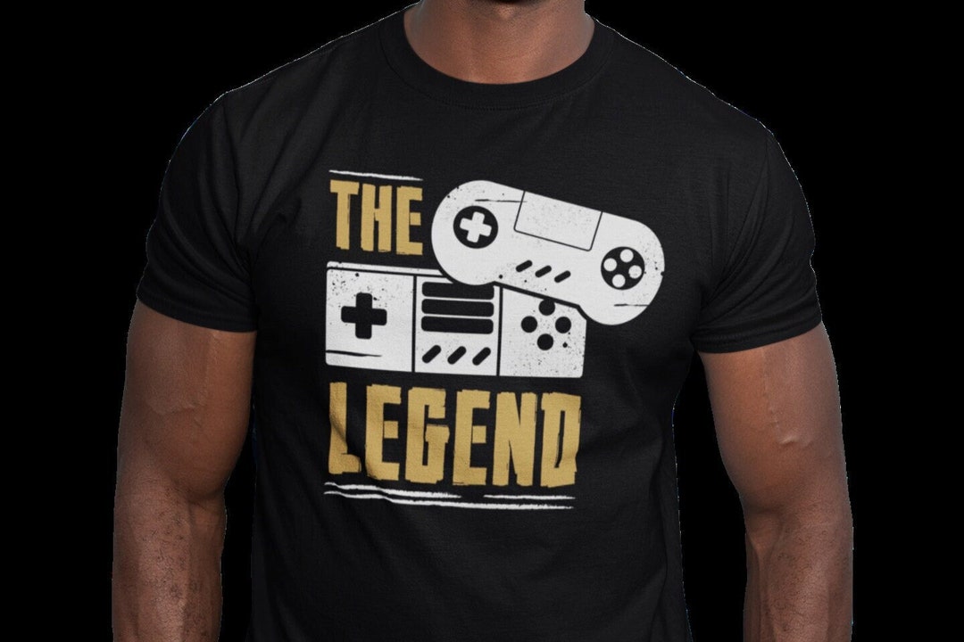 The Legend Mens Tshirt Arcade Tshirt, Gamer Tshirt, Gaming Tshirt ...