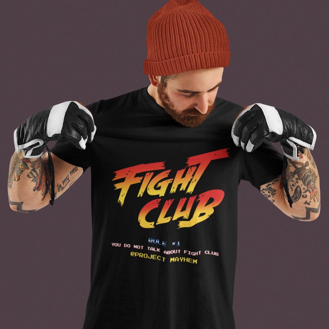 Fight Club Mens Tshirt | Street Fighter, Arcade Shirt, Cool Tshirt ...